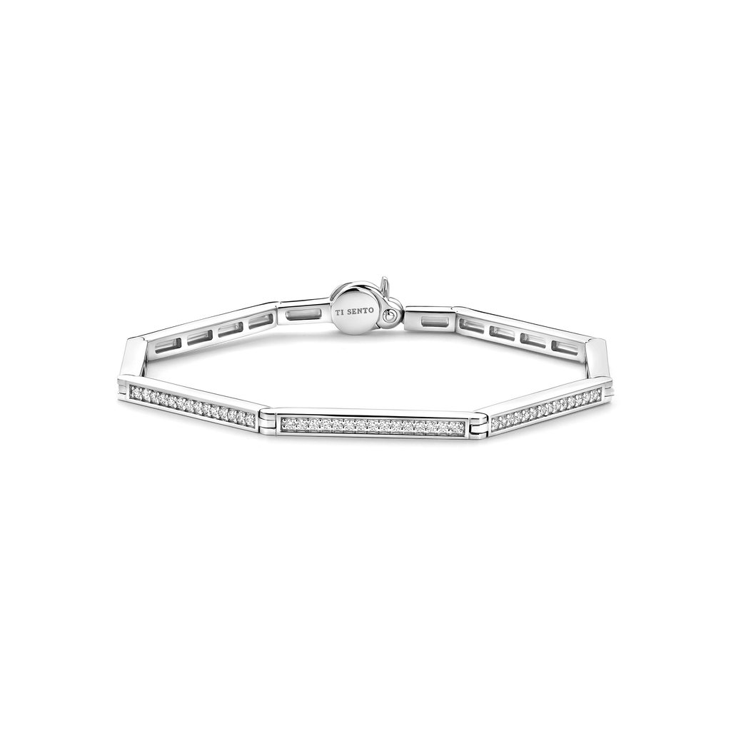 Vintage Zirconia Chain Bracelet – TI SENTO